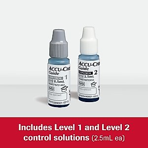 Accu-Chek Guide Me Glucose Monitor Kit for Diabetic Blood Sugar Testing: Guide Me Meter, 200 Guide Test Strips, and Control Solution