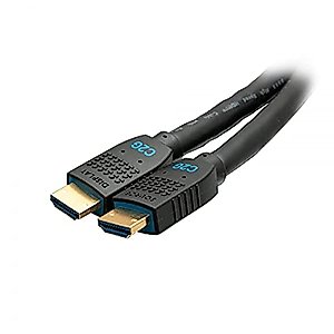 C2G 50ft Ultra Flexible 4K Active HDMI Cable Gripping 4K 60Hz - In-Wall M/M - 50 ft HDMI A/V Cable for Computer, Projector, Monitor, Blu-ray Player, DVD Player, Audio/Video Device - First End: 1 x HDM