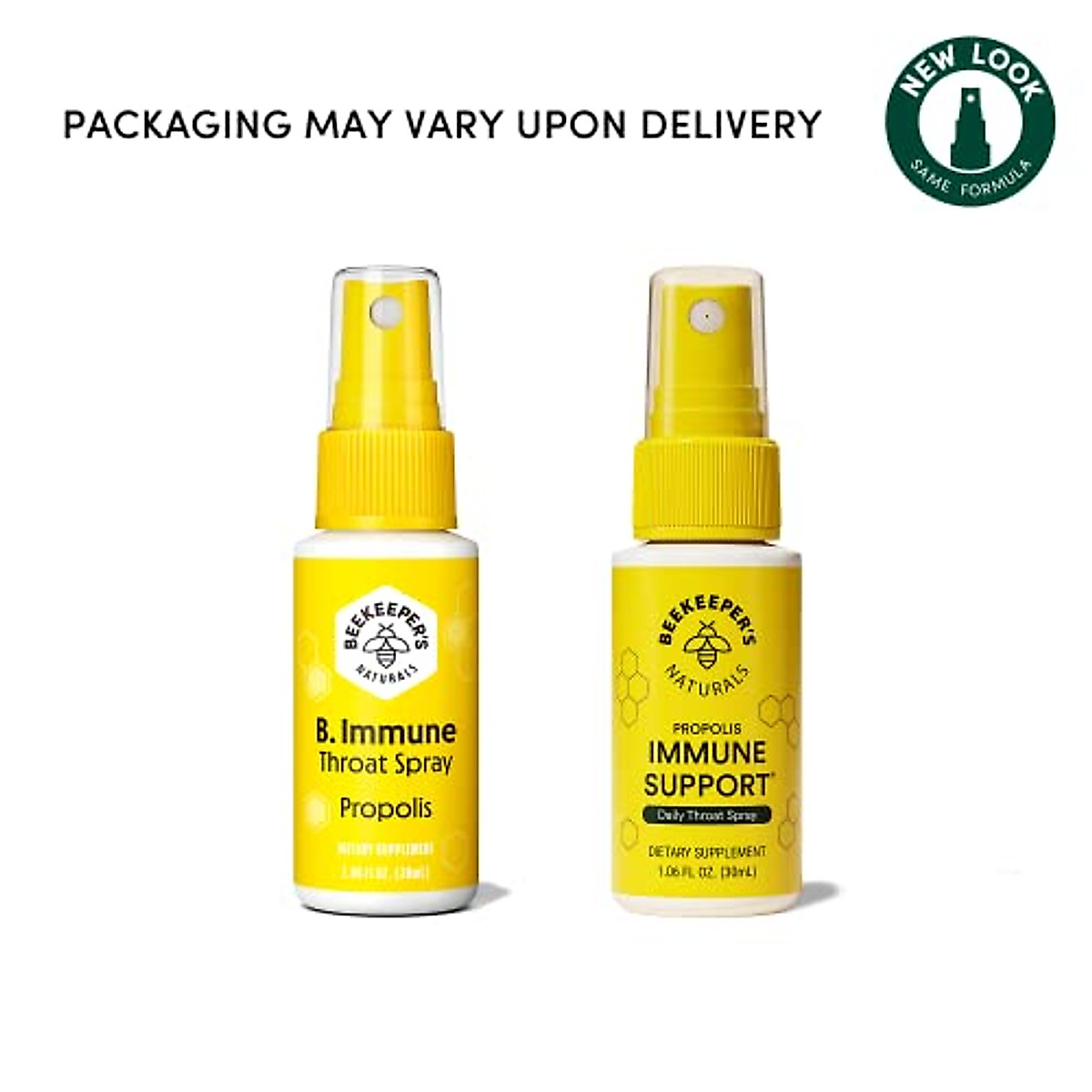 BEEKEEPER'S NATURALS Propolis Throat Spray - 95% Bee Propolis Extract - Natural Immune Support & Sore Throat Relief - Antioxidants, Keto, Paleo, Gluten-Free (1.06 oz)