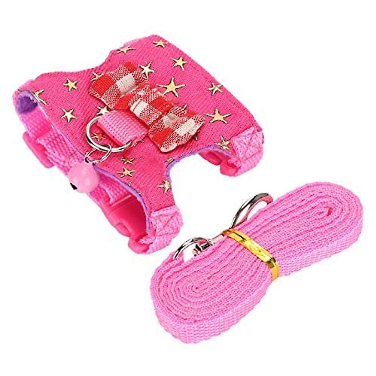 with Soft Texture Outdoor Chest Strap Ferret Leash Pet Harness Ferret Pet Supplies(S Number)