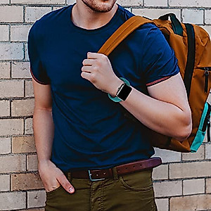 RuenTech Bands Compatible with SKG Smart Watch Band, Soft Silicone Quick Release Replacement Straps for SKG-V7 Smart Watch (8-Pack)