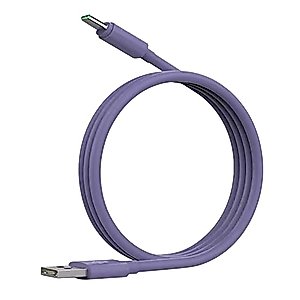 BGNTBUK Android Cord 1.8m Silicone Data Cable Mobile Phone Color Fast Charging Line Liquid Soft Plastic Flash Charging Cable Suitable for Tpye C Charging Port Type C Charging Cable 6ft Led