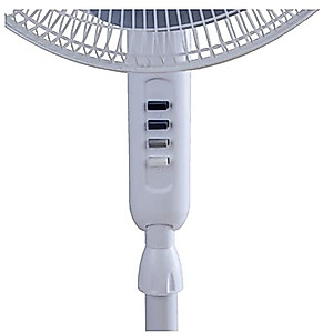 At homes Floor Oscillating Fan With Adjustable Height 41" to 47-3/8" Oscillating Pedestal Fan (me)
