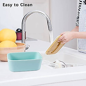 Large Ceramic Butter Dish with Airtight Lid and Knife for Countertop- Holds Up to 2 Sticks Butter Container with Bamboo Lid