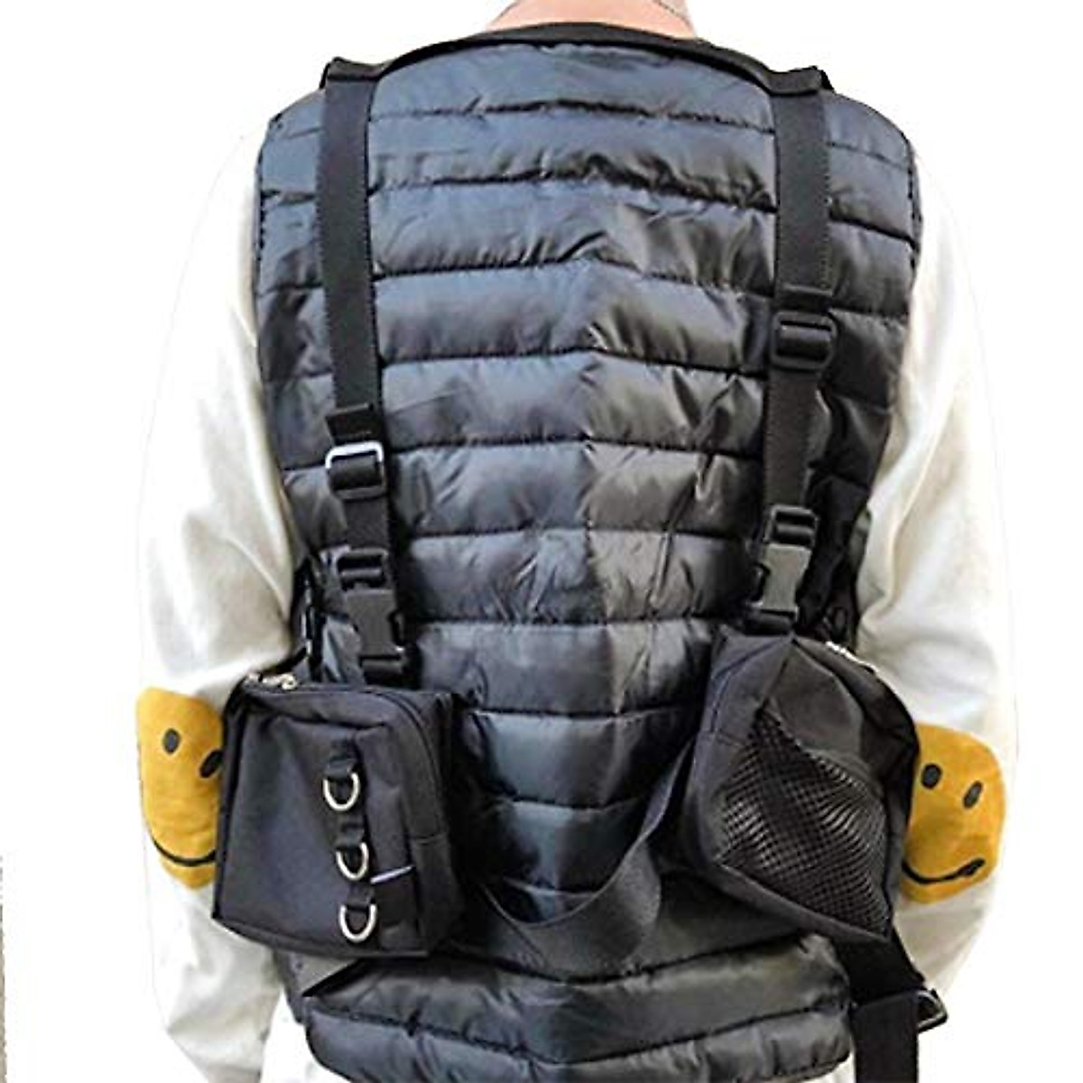 Chest Front Bag Hip Hop Hidden Underarm Strap Waist Packs Bag Adjustable Tactical Shoulder Chest Rig Bag Sport Backpack for Men Women