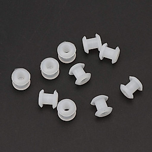 lixuesong 10 Pieces Silicone Rubber Stoppers Practical Ring Bead Spacer Durable Ring Spacer DIY Jewelry Making Accessories