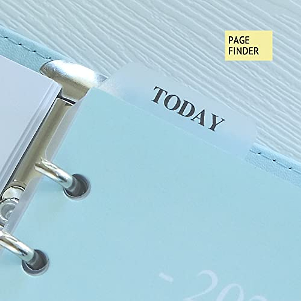 Fan&Ran 2023 Planner Binder Set A6 - Weekly and Monthly Refills, Budget Sheets, Cash Zipper Pocket, Personal Size, Sky Blue