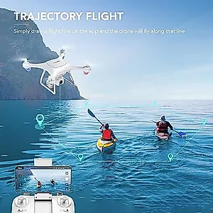 Potensic Upgraded P5 Drone with 2.7K Camera for Adults and Beginners, FPV Quadcopter Helicopter with Gravity Sensor, Trajectory Flight and 3D Flip, Altitude Hold, Headless Mode, 40 Mins Flight Time