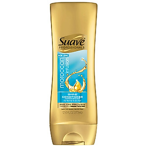 Suave Shine Shampoo and Conditioner Moroccan Infusion with Argan Oil 12.6 oz,12.6 Fl Oz (Pack of 6)