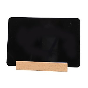 STOBOK Handwritten Price Tag Practical Blackboard Message Board Memo Board Message Display Board Home Sign Board Signs Office Board Stand Table Board Writing Board Wooden Beech