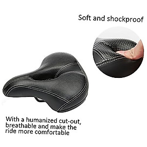 Toddmomy 2PCS exercie Bikes bicicletas para Hombres Bicycle for Men Men's Bicycle Cushion Suspension Saddle Cycle seat MTB Saddle pad Replace car seat Electric Bicycle Soft Bike Man Cruiser