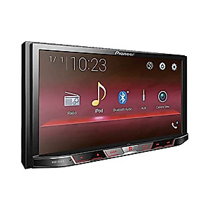 Pioneer MVH-300EX Double Din Digital Multimedia Video Receiver with 7" WVGA Touchscreen Display Built-in Bluetooth