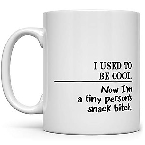 Funny Mom Dad Parents Coffee Mug, Novelty Gag Birthday Gift for Mother Father, New Mama Tea Cup (11oz)