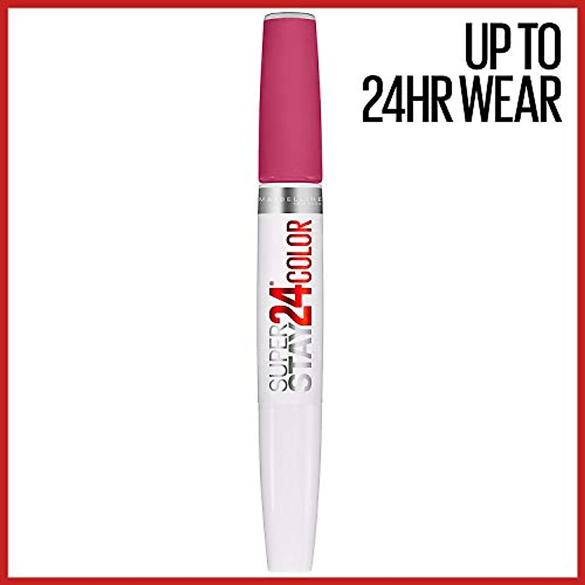 Maybelline SuperStay 24, 2-Step Liquid Lipstick, Stay Scarlet