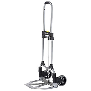 Magna Cart MCI Steel Folding Hand Truck, Foldable Personal Moving Dolly with Wheels, 160-Pound Capacity