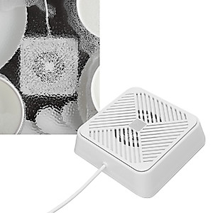 SinkMachine, Mini Portable Electrolysis Washing Machine ABS Dish Sink Household Kitchen Supply for Home Restaurant (White)