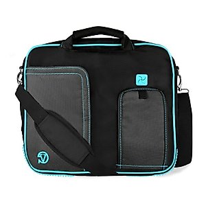 11" 12-inch Laptop Messenger Carrying Case Bag for Surface Pro 8 X 13, 7 12.3", Go 3 2 10.5", Laptop Go 12.4" (Blue)
