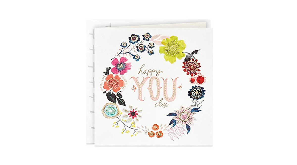 Hallmark Studio Ink Birthday Card - Elegant Floral Design for Any ...