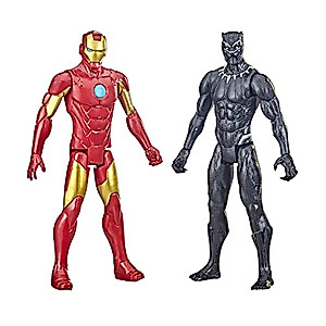 Marvel Titan Hero Series Action Figure Multipack, 6 Action Figures, 12-Inch Toys, Inspired Comics, for Kids Ages 4 and Up (Amazon Exclusive)