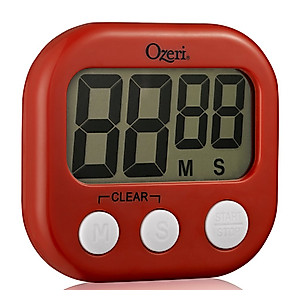 Ozeri Event Kitchen Timer, Red
