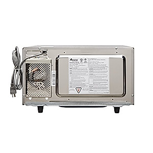 Amana RMS10DS Light-Duty Commercial Microwave Oven with Dial Timer, Stainless Steel, 120-Volts, 1000-Watts