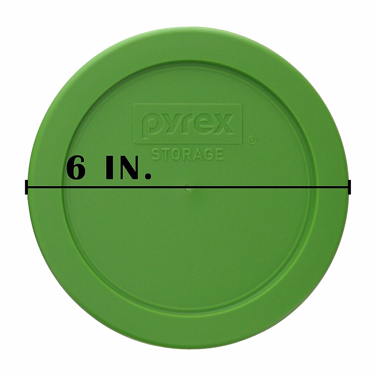 Pyrex Bundle - 4 Items: 7200-PC 2-Cup Green Plastic Food Storage Lids