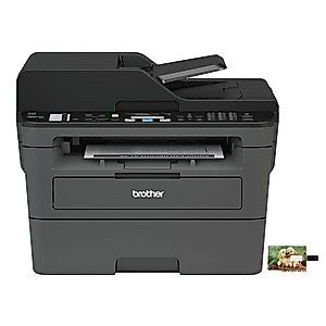 Brother MFC-L27 10 All-in-One Wireless Monochrome Laser Printer for Home Office, Print Copy Scan Fax, Speed Up to 32 ppm, 50-Sheet ADF, Auto Duplex Print, Amazon Alexa, 32GB Durlyfish USB Card, Black