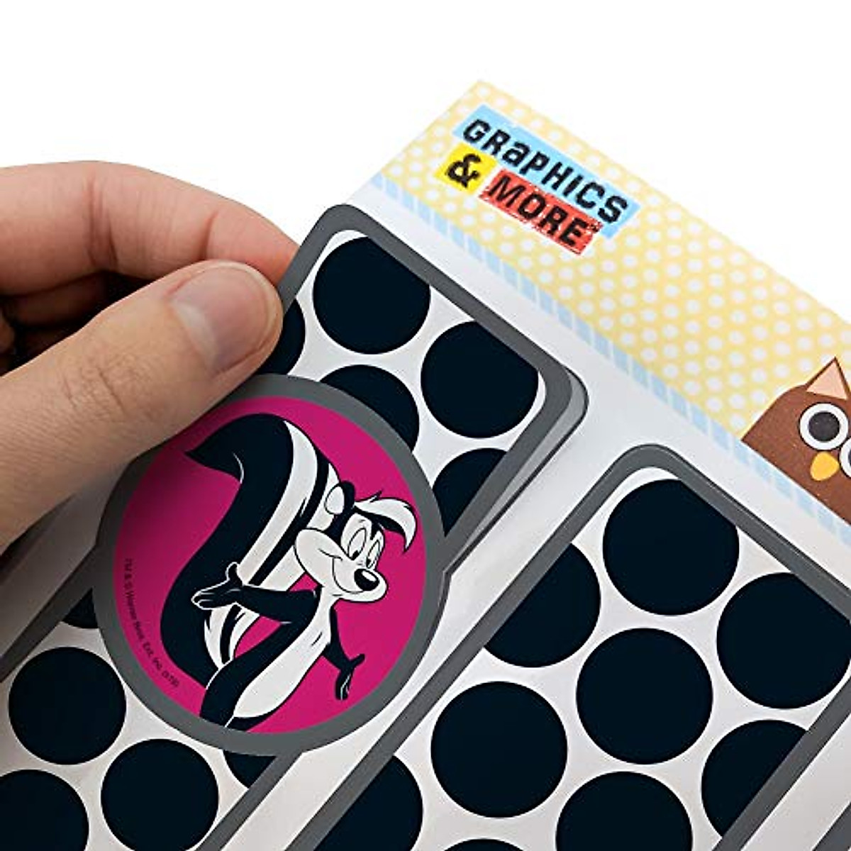 Looney Tunes Pepe Le Pew Set of 3 Glossy Laminated Bookmarks