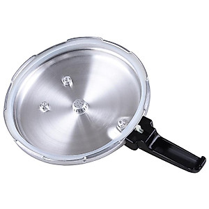 Kitchen Sense Pressure Cooker, 7.4 Quart Aluminum Stove Top Pressure Pot Cooker - Olla de Presión, Stainle steel