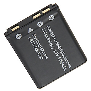 STK EN-EL10 Battery for Nikon Coolpix S3000, S4000, S220, S570, S210, S230, S60, S205, S80, S200, S600, S5100, S520, S700, S500, S510