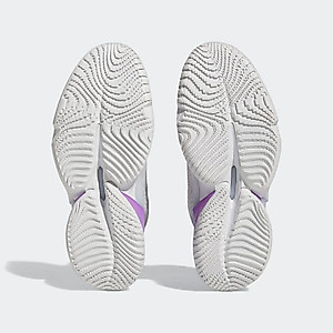 adidas D.O.N. Issue 4 Basketball Shoe, Dash Grey/Bliss Lilac/Grey, 6 US Unisex Big Kid