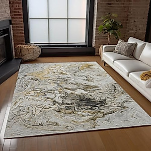 Addison Rugs Chantille ACN603 Taupe 9' x 12' Indoor Outdoor Area Rug, Easy Clean, Machine Washable, Non Shedding, Bedroom, Living Room, Dining Room, Kitchen, Patio Rug