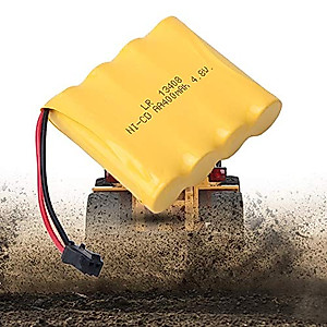 Drfeify 2PCS RC Battery Remote Control Alloy Engineering Vehicle Parts Fit for Huina 1520 1530 1540 1586 Model Accessory