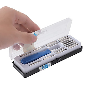 16 in 1 Premium Precision Screwdriver Set, Small Pocket Screwdriver Set with Phillips Flathead Tox Screwdriver Bits, Mini Screwdrivers Kit for Electronics, PC,Laptop,Watch, Eyeglass Repairing Tool