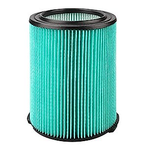 PIGUOAT VF6000 5-Layer Replacement Filter for Ridgid 5-20 Gallon Wet Dry Vac Vacuums WD5500 WD0671 WD6425 WD7000 WD1280 WD1851 WD1680 WD1956 RV2400A 1400RV RV2600B, Fit for Husky 6-9 Gallon Vacs