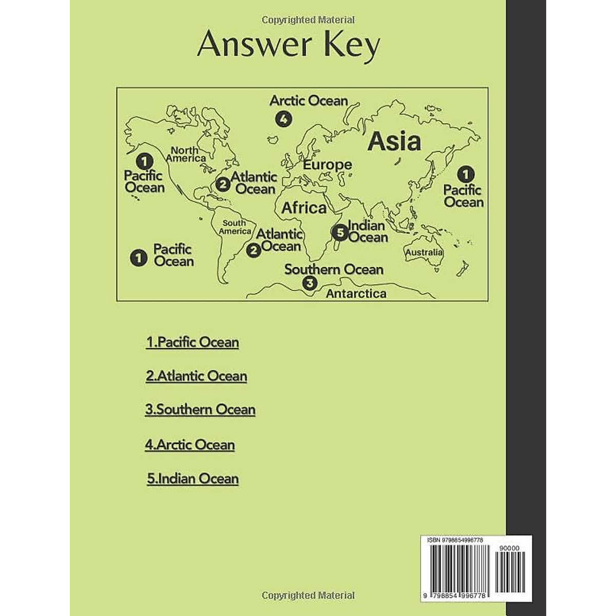 Blank World Maps: To Practice Labeling the 5 Oceans of the Earth