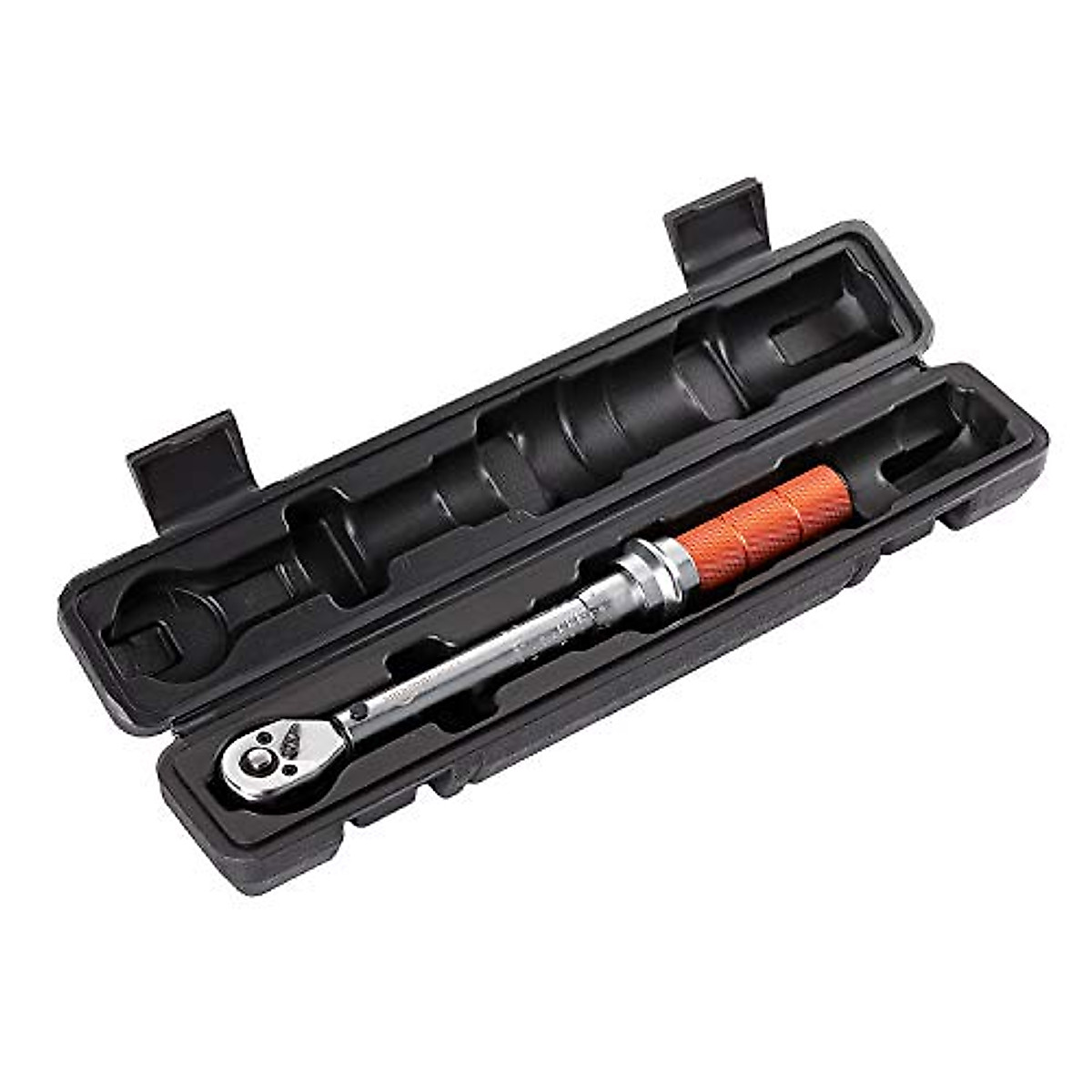 Amazon Basics 1/4-Inch Drive Click Torque Wrench - 20-150 inch-lb, 2.5-15 Nm