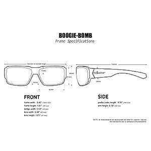 BOMBER Floating Safety Glasses for Men, 2-Tone Crystal Smoke frame, Red Mirror PC Safety lens, Non-Slip foam lining, ANSI Z87+ Compliant, Safe for Rugged Activity, Wet Conditions.