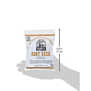 Claey's Root Beer Drops, 6-Ounce Packages (Pack of 12)