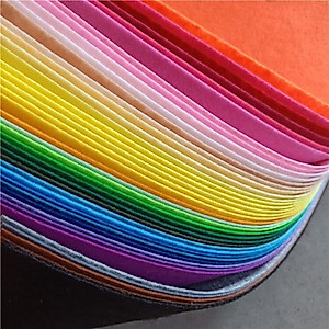 YYCRAFT Stiff Felt Sheets Thick Felt 9 Inch X 12 Inch - 15 Pcs Pack, White