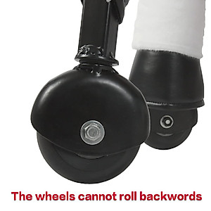 Ride-On Horse,Toy Horse,Riding Horse,No Battery,No Electricity,Mechanical Pony Brown,Ride On Real Walking Horse for Children 4 to 12 Years Old or Up to 165.34 Pounds-187.39 Pounds,Large,Brown (Brown)