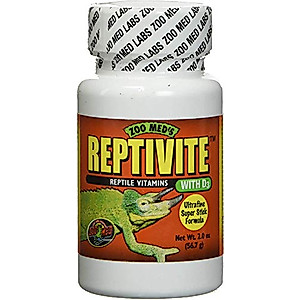 Zoo Med Reptivite Reptile Vitamins with D3 2 oz - Pack of 6