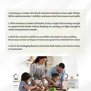 G-BOX Meal Prep Containers with Lids - 28 OZ | 150 Pack | 1 Compartment Food Containers with Lids [Meal Prep, Bento Box, Stackable, Reusable, Dishwasher Safe, Microwave Safe, Freezer Safe]