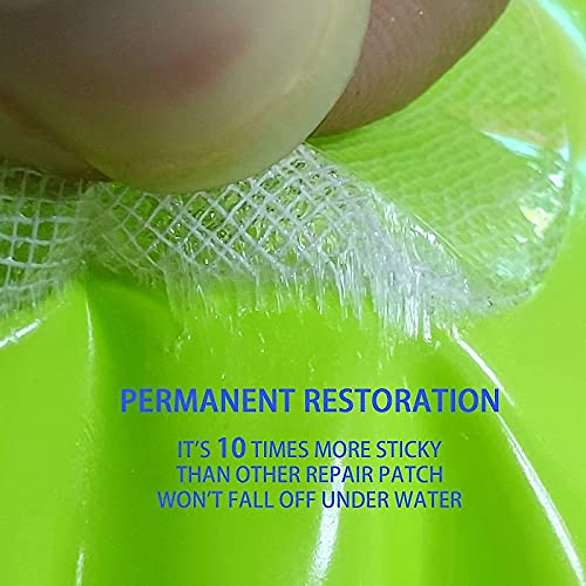 Birllaid 60Pcs Pool Repair Patches kit for Air Mattress, Repair Tearing Inflatables,Bounce House,Tent, Waterproof,Strong Adhesion,Heavy Duty