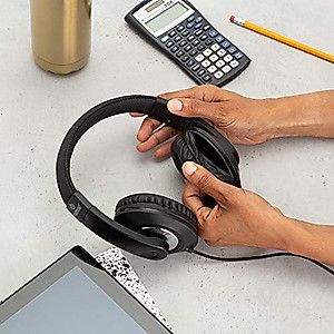 School Testing Stereo Headphone - 3.5mm (1/8") Standard TRSS Plug - Pack of 10