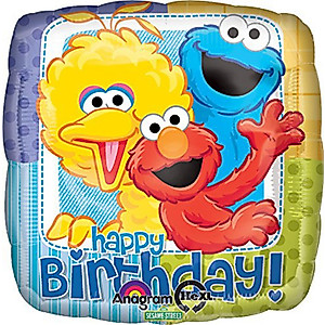 Anagram Party Supplies 1st Birthday Cookie Monster Elmo and Friends Balloon Bouquet