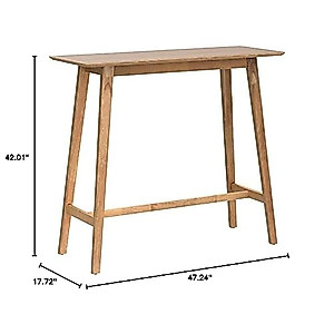Christopher Knight Home Moria Wood Bar Table, Natural Oak Finish