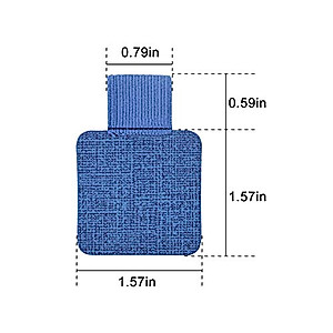 BronaGrand 8pcs Self-adhesive Leather Pen Holder with Elastic Loop for Notebooks, Journals,Calendars and Planners(8 Colors)