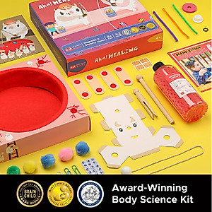 MEandMine Healing Lab- Science Kit - Immune System, Magnetic Fishing Game- Fish Out Germs Sensory Toys- Learning & Education Toys for Kids 4-7 - STEM Toy