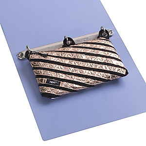 ZIPIT Girls' 3-Ring Pouch, Bronze Crackle, 9.060.785.91 inch (LWH)